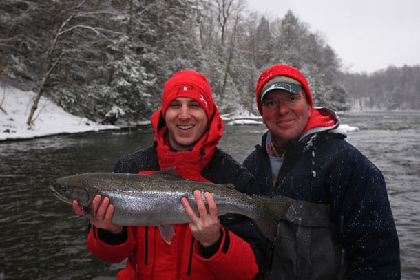Winter Steelhead Fishing on New York's Salmon River - Pautzke Bait Co