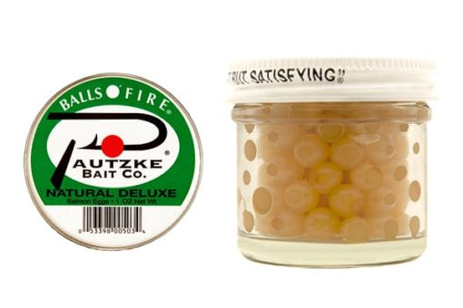 Pautzke Balls O' Fire Salmon Eggs - Natural Deluxe - Pautzke Bait Co