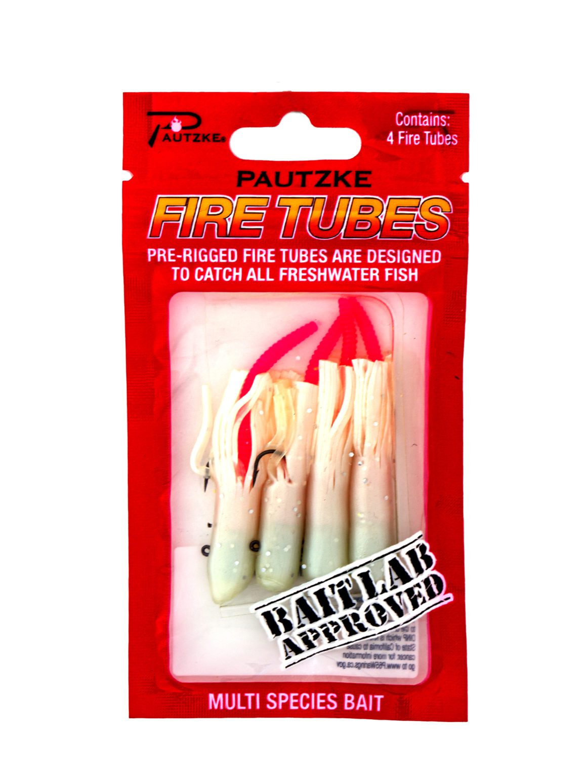 Fire Tubes, White - Pautzke Bait Co